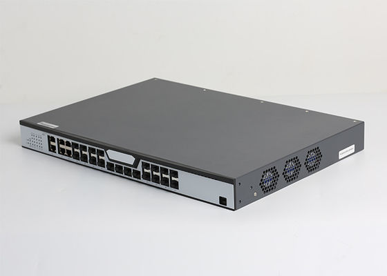 HiOSO Dual Power Supply 1U Rack OLT Fiber Optic Access 128 Terminals