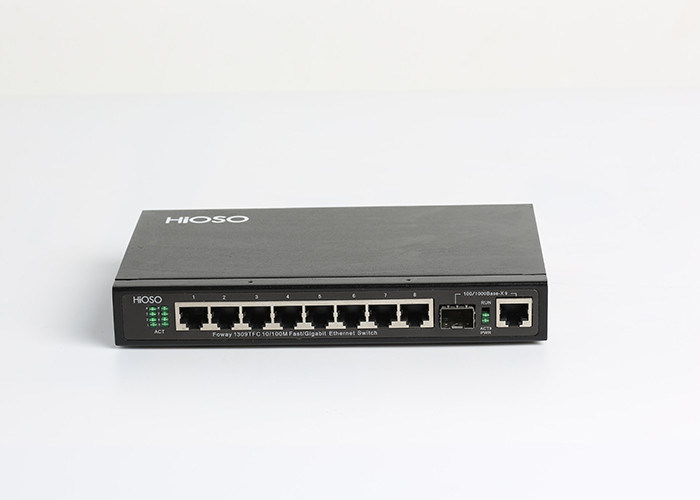 8 100M TP 1 100/1000M Combo Ports Gigabit Ethernet Switch 9 Ports