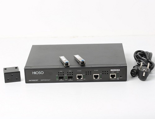 HiOSO HA7302CST Epon Olt 2 Ports 2 Pon Olt With 2 SFP Modules Px ...