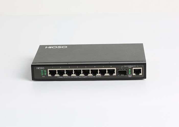 CCC Approval 8 100M TP 2 100/1000M Combo 10gbe Switch For Home