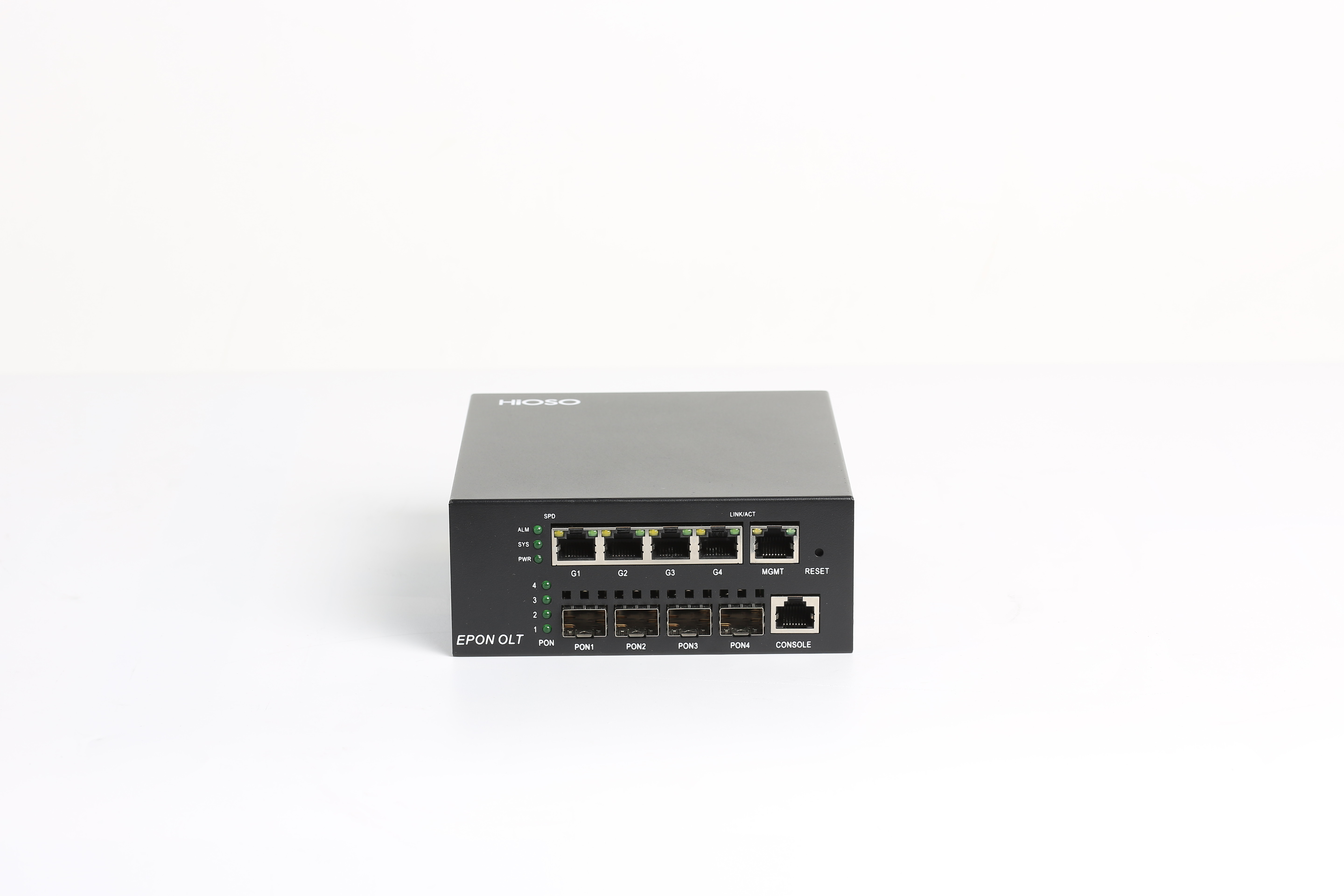 HiOSO HA7004S Mini 4 PON Epon Olt 4 1000M RJ45 Uplink Ports 4 SFP DC12V OLT Compatible With ...